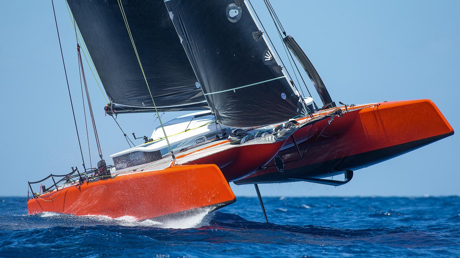 Flying fast on the new Gunboat G4 sailing yacht Timbalero3